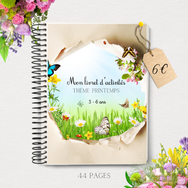 Mon livret d’activités : LE PRINTEMPS – Mes petits livrets
