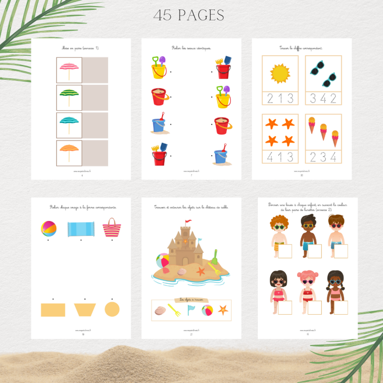 Mes petits livrets – Ventes de livrets d’activités pour enfants.