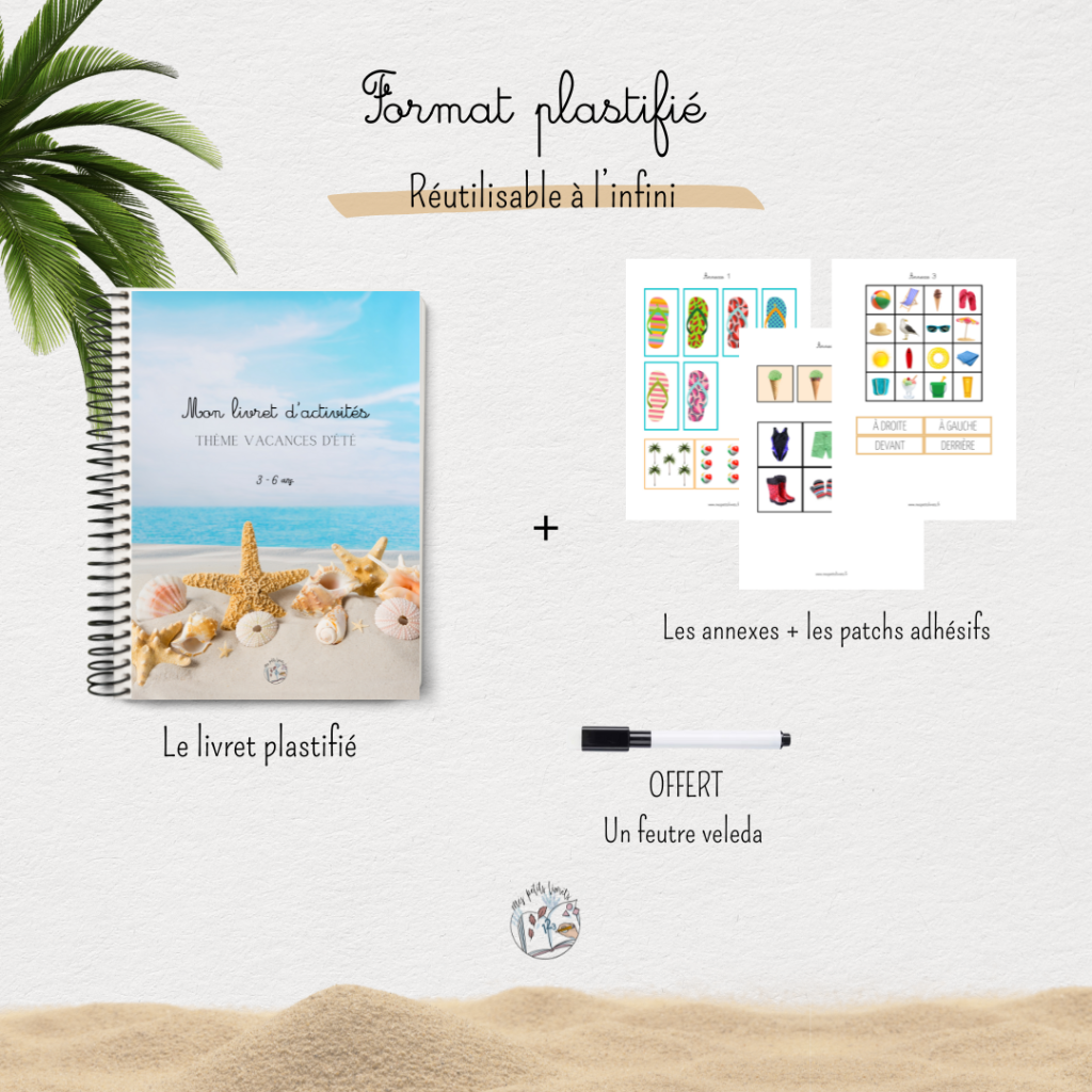 Mon livret d’activités : LES VACANCES D’ÈTÉ 3-6 – Mes petits livrets