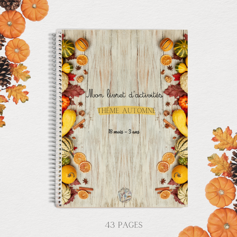 Mon livret d’activités : L’AUTOMNE 18 m – 3 ans