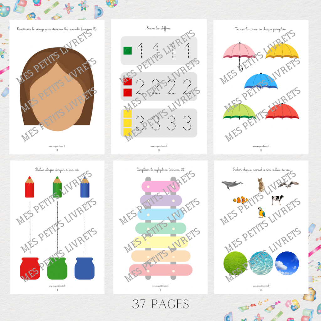 Format Choisir une option PDF Livret plastifié